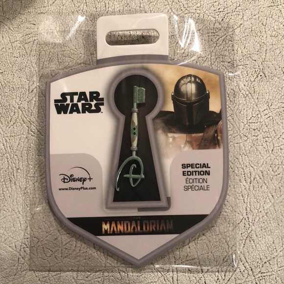 Disney | Accessories | Disney Star Wars Mandalorian Key Pin New | Poshmark